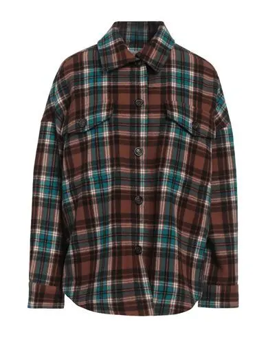 CIRCOLO 1901 Tartan Virgin Wool Overshirt