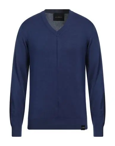 John Richmond Knitted V-neck Sweater - Blue