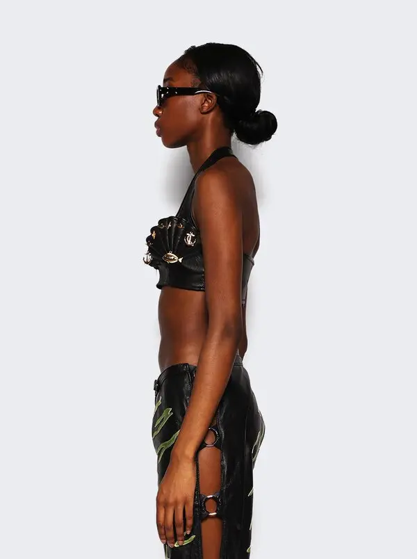 MOMMA'S BLUES Cropped Shell Top