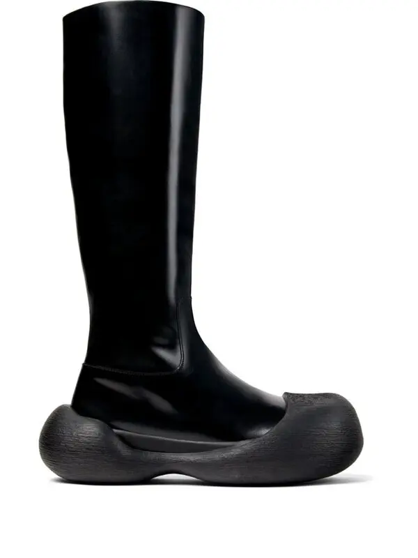 Camper Caramba Round-toe Leather Boots