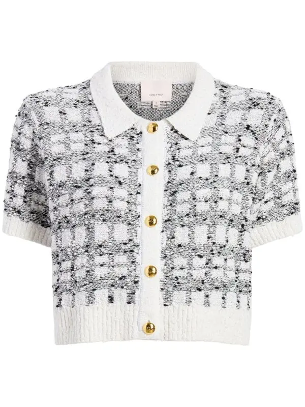 Cinq À Sept Adalee Short-sleeve Cardigan - Black