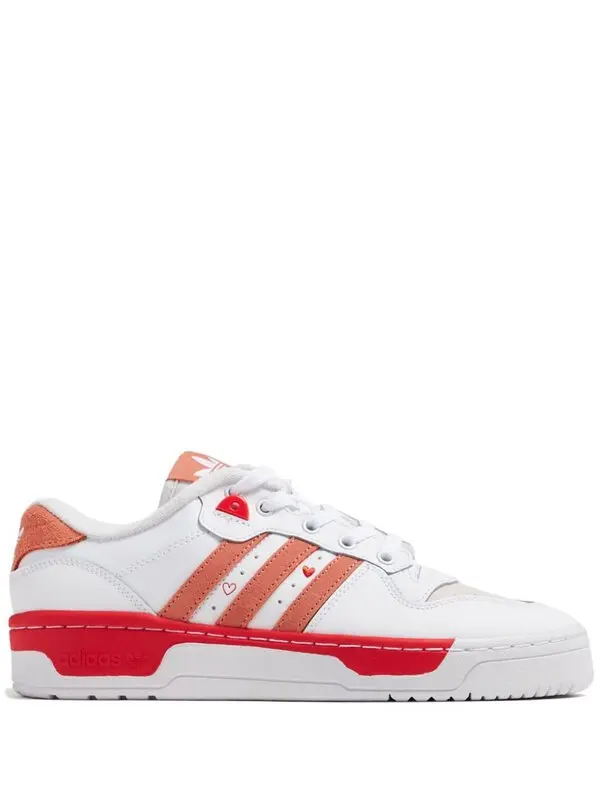 Adidas Rivalry Low Leather Sneakers - White