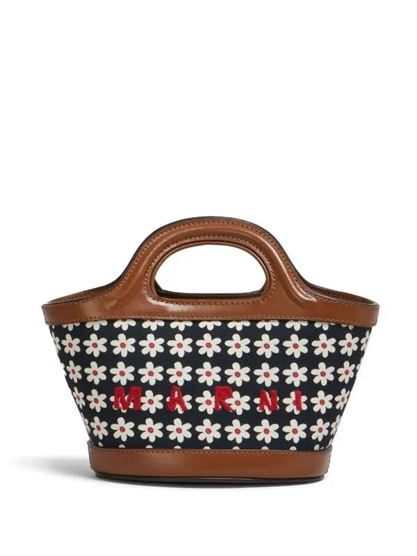 Marni Floral Print Tote Bag