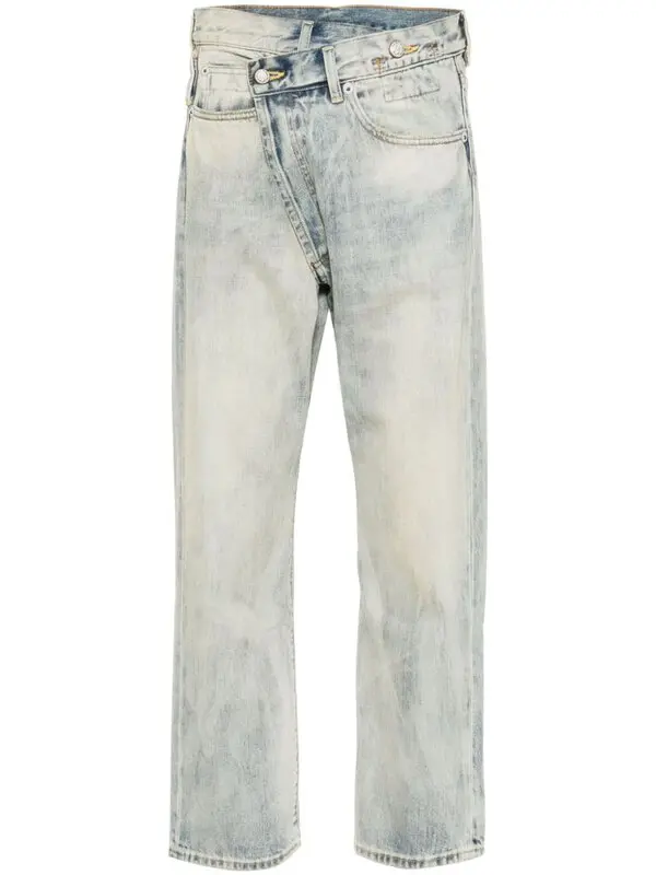 R13 Crossover Mid-rise Jeans