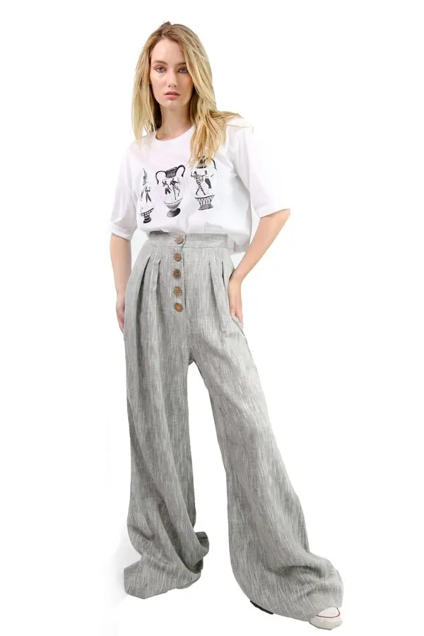 VALENTINA SHAH Ilaria Wide Leg Pants