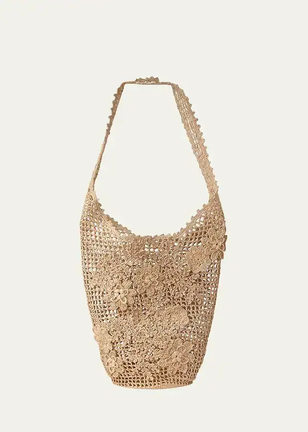 Shoulder Bags Zimmermann Raffia Belt Bag Embroidered Raffia Belt Bag - Main Image