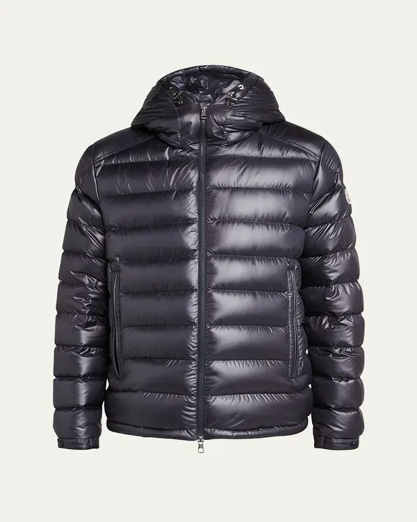 Moncler Besines Hooded Puffer Jacket - Blue