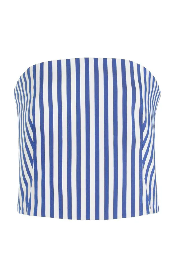 Rosie Assoulin Venus D Strapless Top - Stripe
