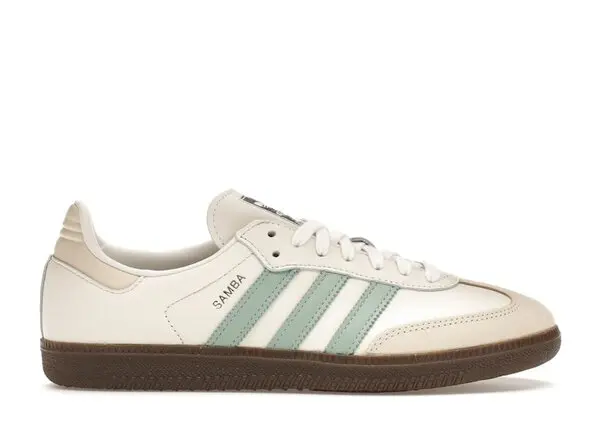 Adidas Samba Og Sneakers - Cloud White/hazy Green/wonder White