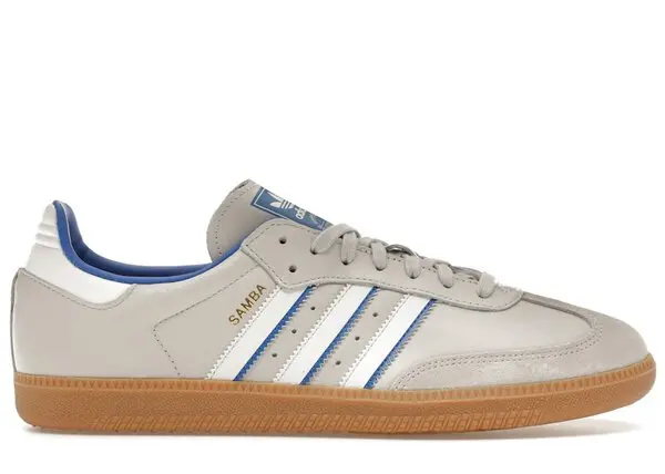 Adidas Samba Og Sneakers - Grey One/crystal White/blue