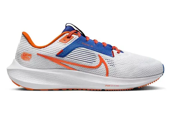 Nike Pegasus 40 Florida Sneakers - White/game Royal/university Orange