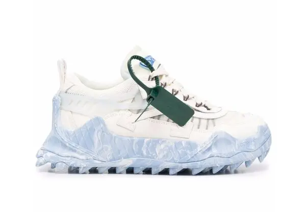 Off-White Odsy 1000 Sneakers - White/beige/blue Marble
