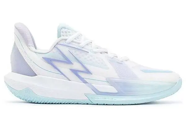 361 DEGREES Big3 4.0 Quick Ice Blade Sneakers - White/violet/light Blue