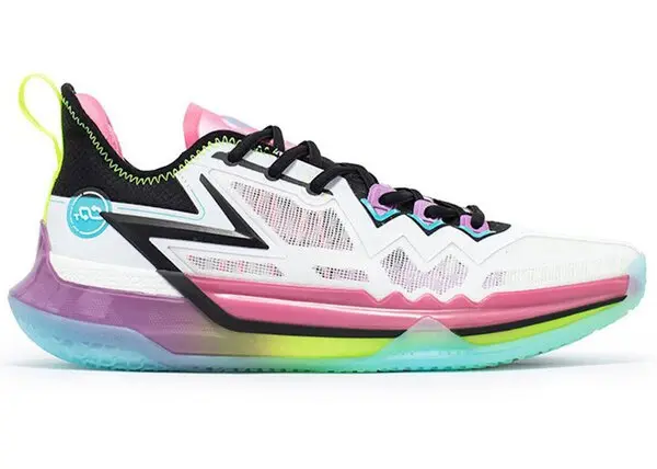 361 DEGREES Big3 Future Nikola Jokic Pe Sneakers - White/pink/light Blue