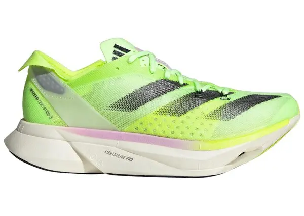 Adidas Adizero Adios Pro 3 Sneakers - Aurora Black/zero Metalic/lucid Lemon