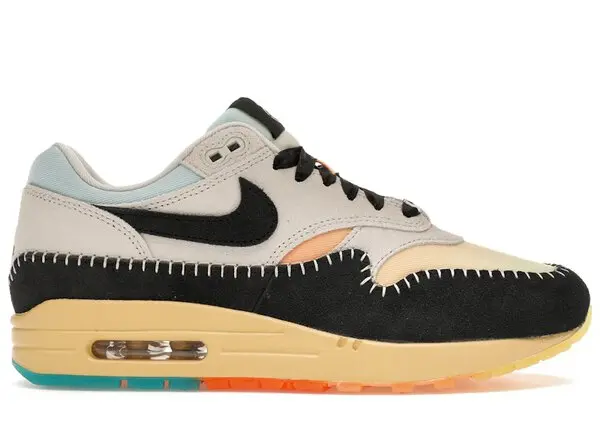 Nike Max 1 '87 N7 Sneakers - Light Bone/black/dusty Cactus
