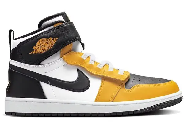 JORDAN 1 High Flyease Sneakers - Yellow Ochre/white