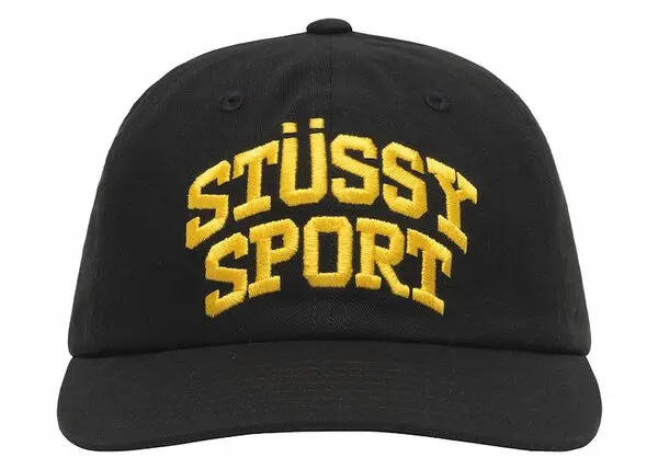 StüSsy Mid-Depth Sport Snapback - Anthracite | Editorialist