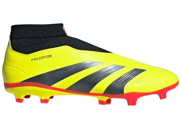 Adidas Predator 24 League Laceless Fg - Team Solar Yellow 2/core Black/cloud White