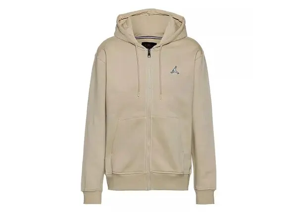 JORDAN Essentials Full-zip Fleece Hoodie - Beige