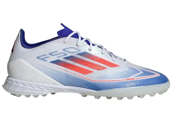 Adidas F50 Pro Turf Sneakers - Cloud White/solar Red/lucid Blue
