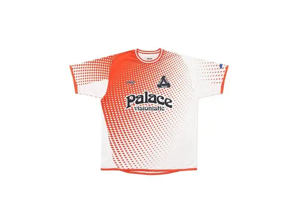 PALACE Option Footie Jersey - White/red