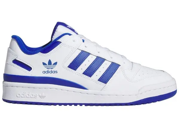Adidas Forum Low Sneakers - Cloud White/royal Blue