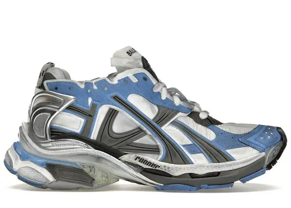 Balenciaga Runner Sneakers - Blue/white/grey