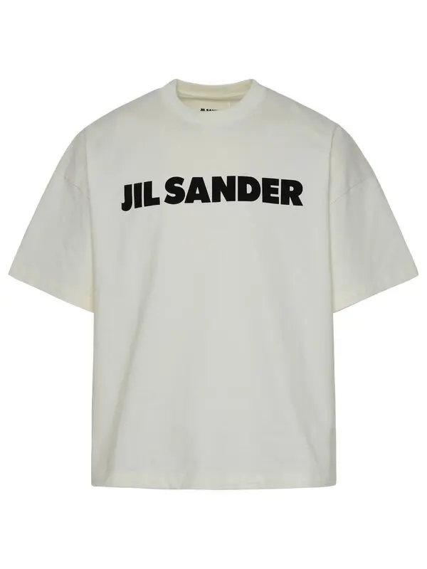 JIL SANDER Cotton T Shirt - Ivory