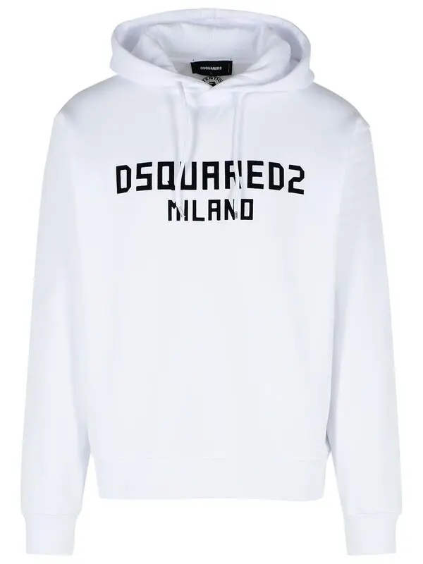Dsquared2 Cotton Sweatshirt - White