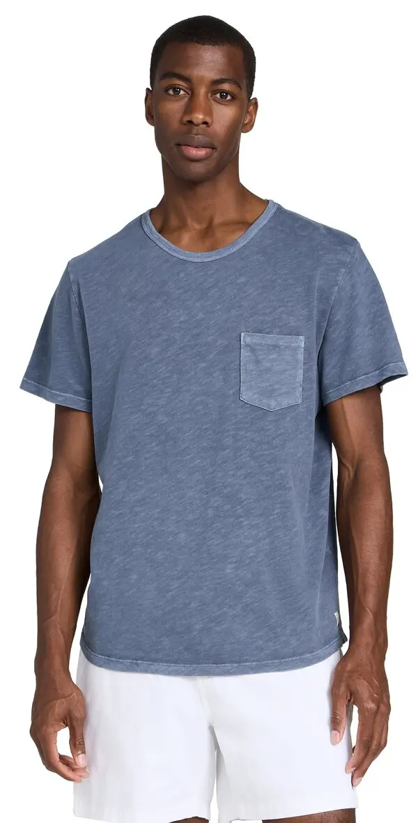 Marine Layer Vintage Heavy Slub Pocket Tee - Vintage Indigo
