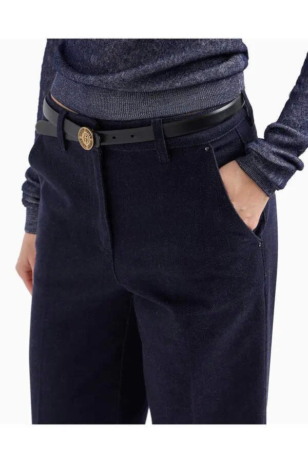 Giorgio Armani Denim Collection Palazzo Trousers