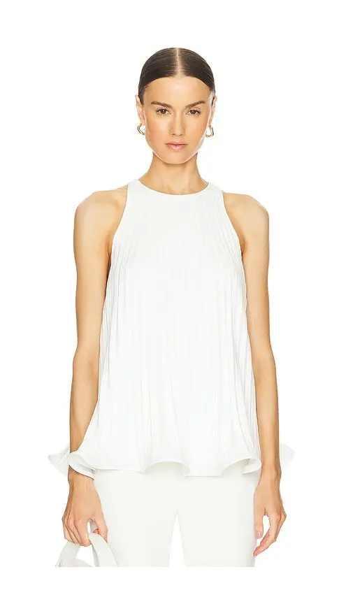SELEZZA LONDON Catalina Pleated Top