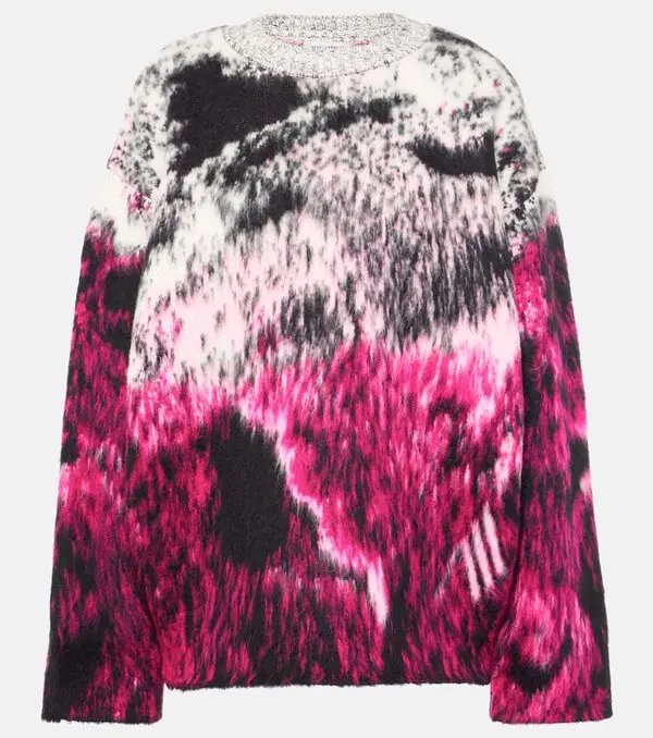 Attico Oversized Jacquard Sweater