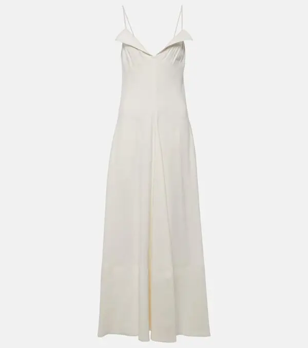 Proenza Schouler Ruby Linen-blend Midi Dress