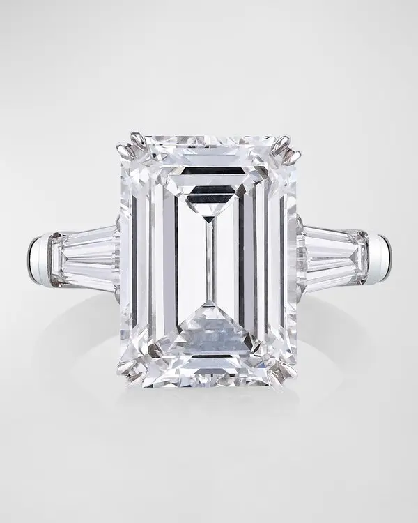 Neiman Marcus Platinum Ring With Diamonds
