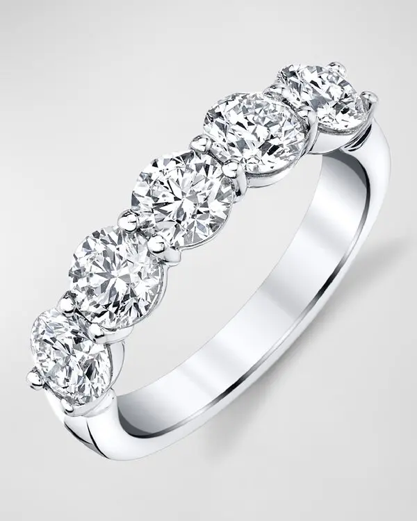 Neiman Marcus Five-stone Diamond Band, 1.65 Tcw - Platinum