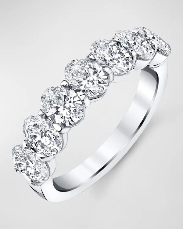 Neiman Marcus Oval Cut Diamond Band 1.40ct - Platinum