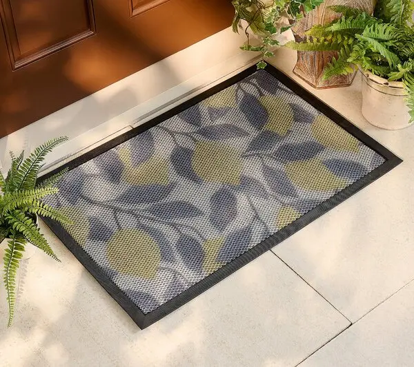 BERNINI 2'x3' Aqua-terra Indoor Outdoor Dirt Trapping Mat