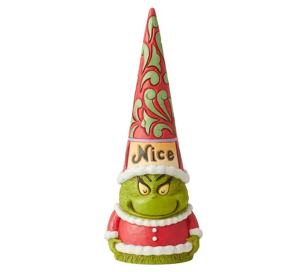 JIM SHORE Enesco Grinch Naughty/nice Grinch Gnome