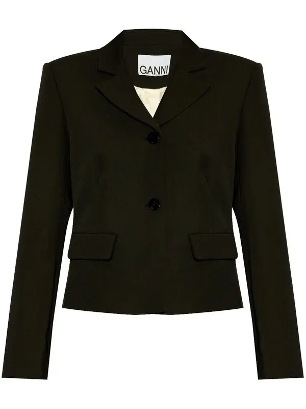 GANNI Tailored Cropped Jacket