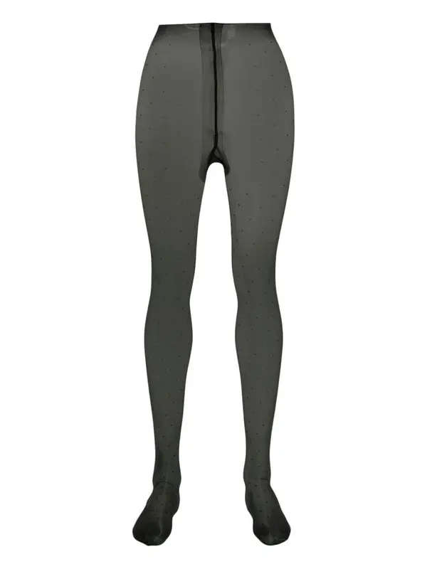 MAISON CLOSE Plumetis Polka Dot Tights