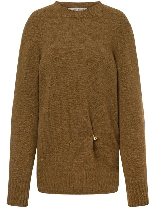 Philosophy Di Lorenzo Serafini Ring-hardware Jumper - Green