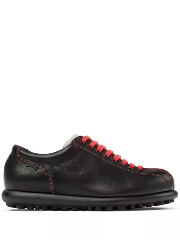 Camper Pelotas Ariel Hella Leather Lace-up Shoes - Black