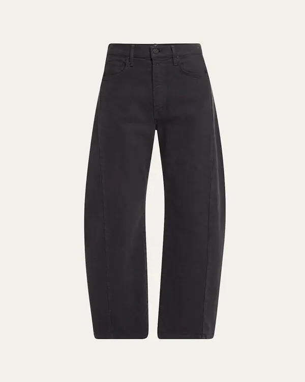 MOTHER The Half-pipe Flood Jeans - Faded Black