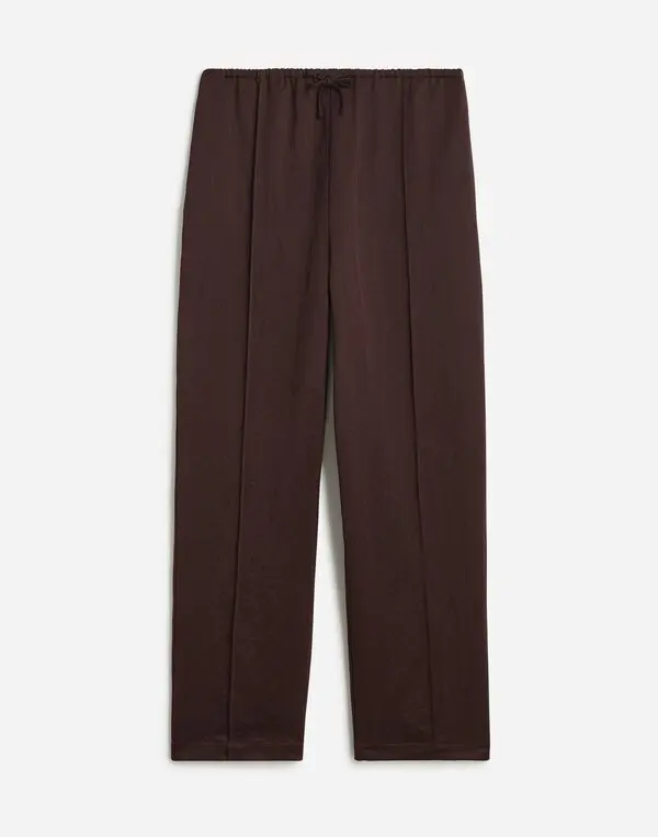 Madewell Tall Pintucked Slim Pull-on Pants - Dark Carob
