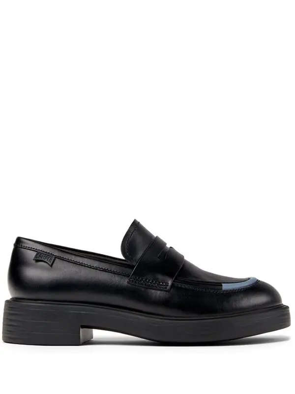 Camper Dean Mismatched Leather Loafers