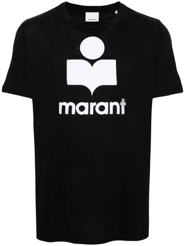 MARANT Karman Linen T-shirt - Black