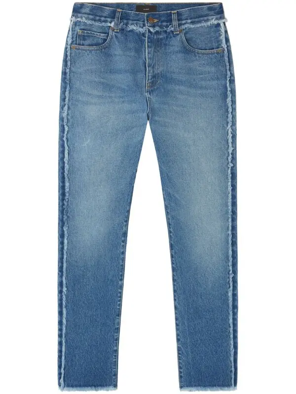 Alanui Fringed Straight Leg Jeans