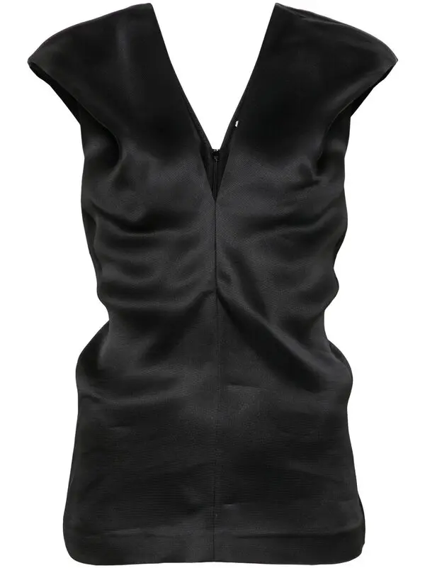 Khaite Ami Silk Blouse - Black